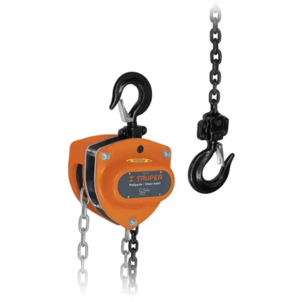 TECLE CON CADENA 3M X 1/2TON 16823 TRUPER - FERREPAC